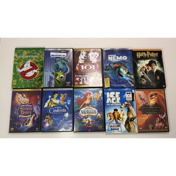 Media | Family Kids Dvd Lot 1 Popular Titles Disney Pixar Dreamworks A2 ...